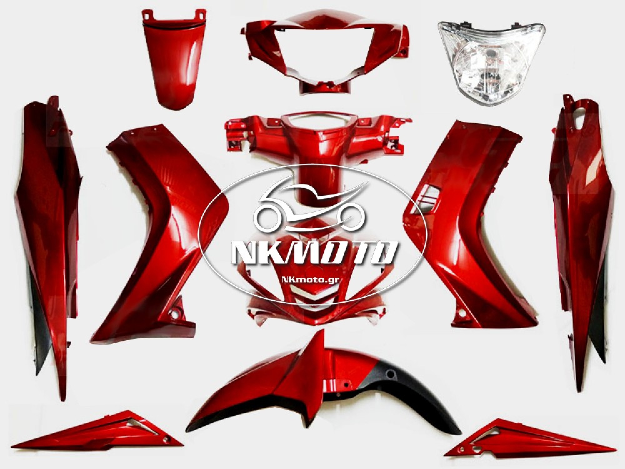 Κουστούμι Crypton x 135 κόκκινο - Yamaha Πλαστικά σετ