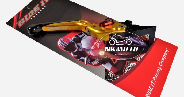 Μανέτα crypton x 135 σπαστή χρυσή ride it - NKmoto