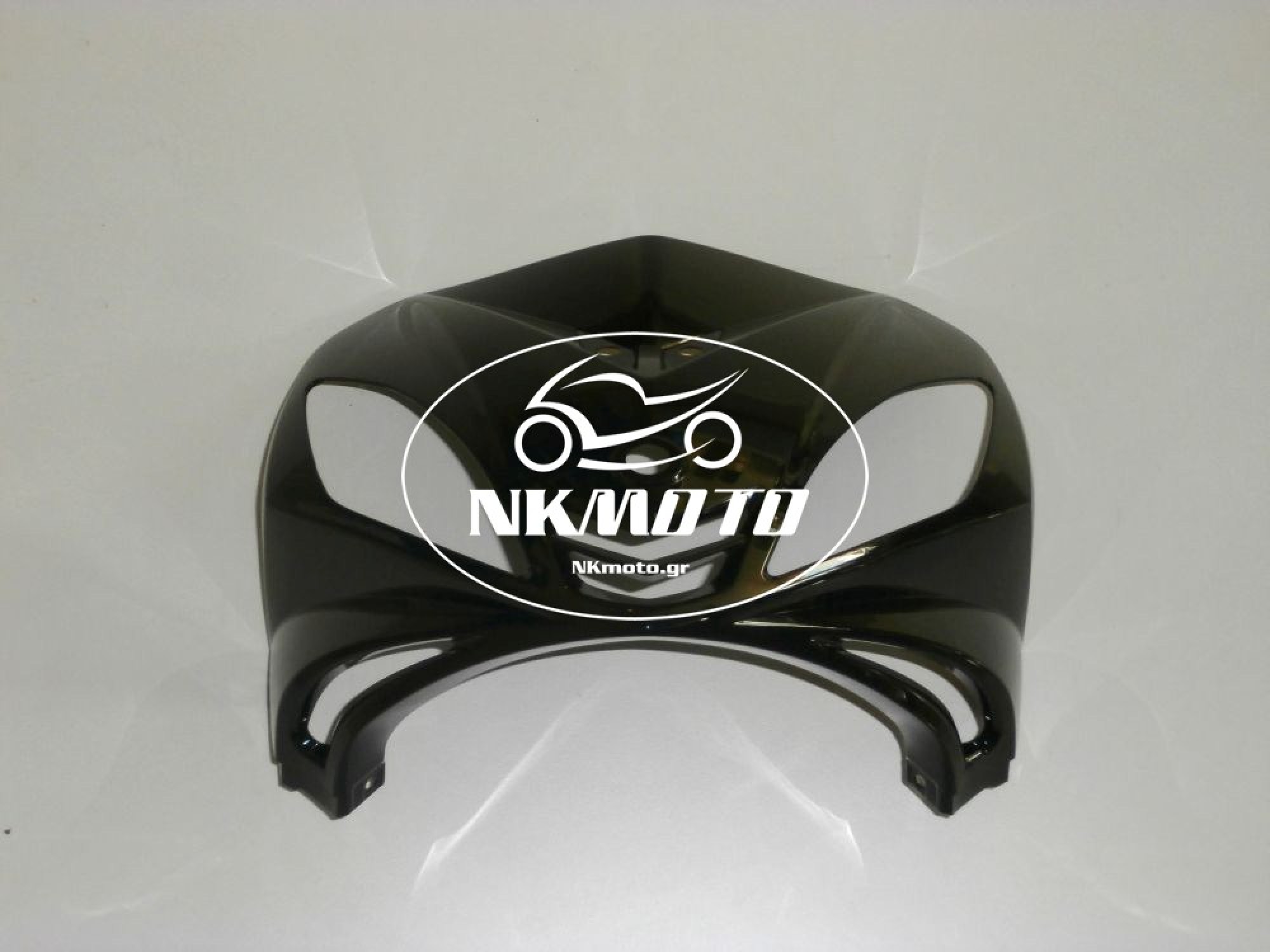 Μάσκα ποδιάς Yamaha Crypton x 135 μαύρη γνήσια - NKmoto