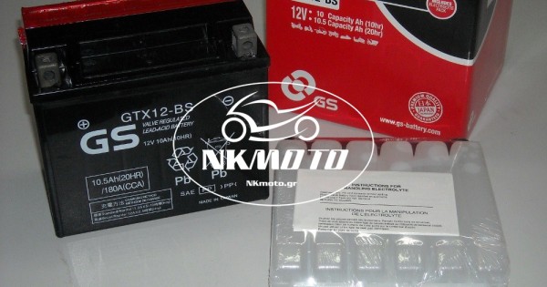 ΜΠΑΤΑΡΙΑ GTX12-BS (YTX12-BS) GS