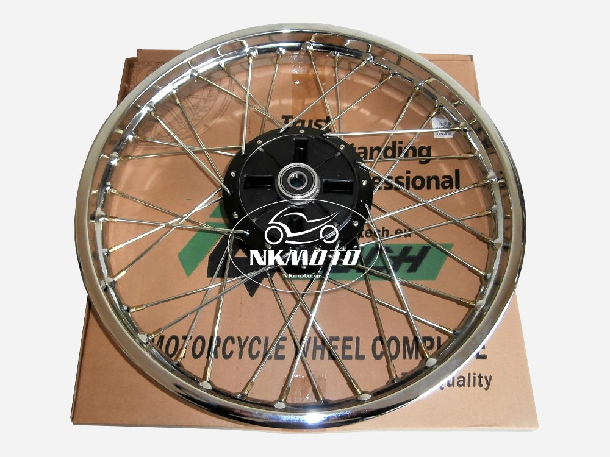 Τροχός Kawasaki Kaze r 115 πίσω κομπλέ με ρουλεμάν στο NKmoto